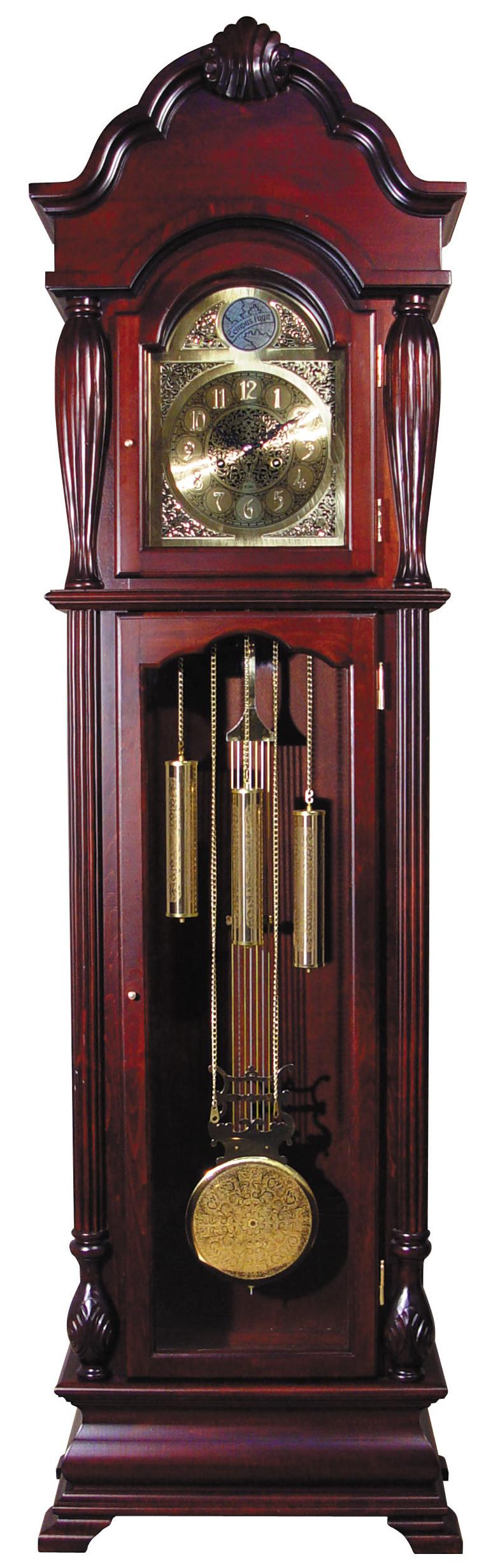 Acme Furniture Grandfather Clocks Cherry Bass Wood Grandfather Clock